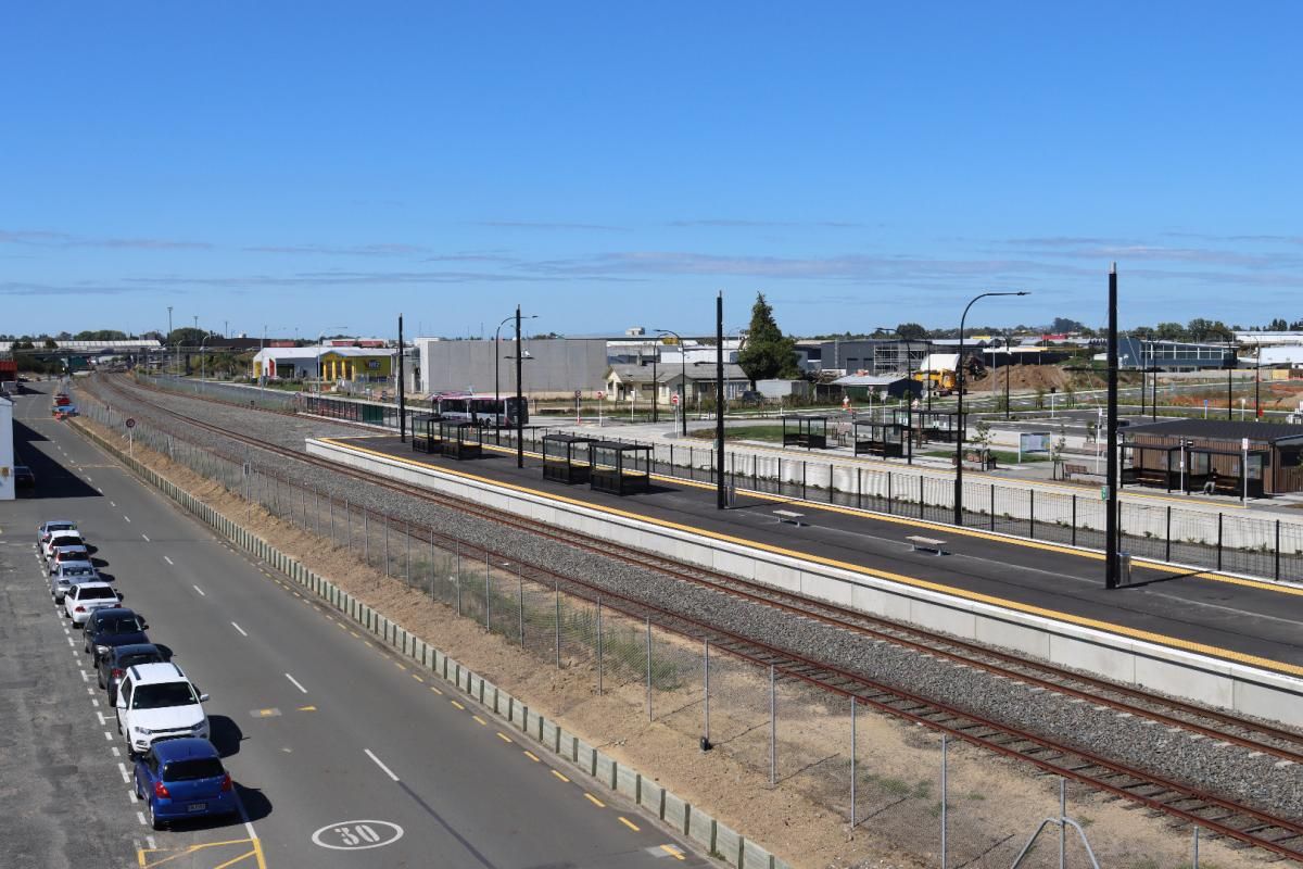 Photos - New stations for Te Huia - nzrailphotos.co.nz