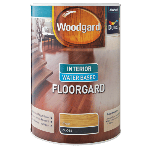 Zim-Zone. DULUX WOODGARD CLEAR 5Lt FLOORGARD VARNISH