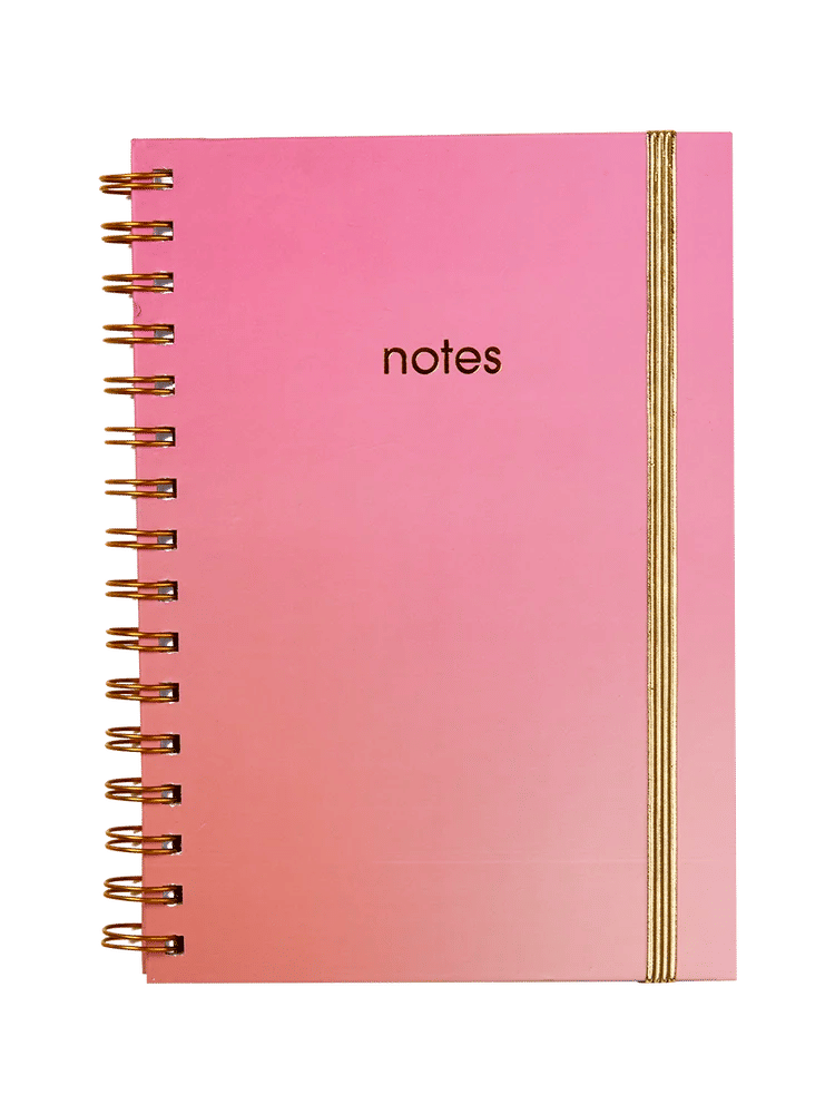 Pink Abstract Spiral Notebook – PEP Online