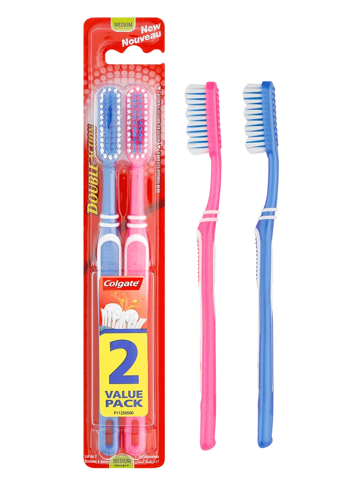 Colgate Double Action Toothbrushes 2s – PEP Online