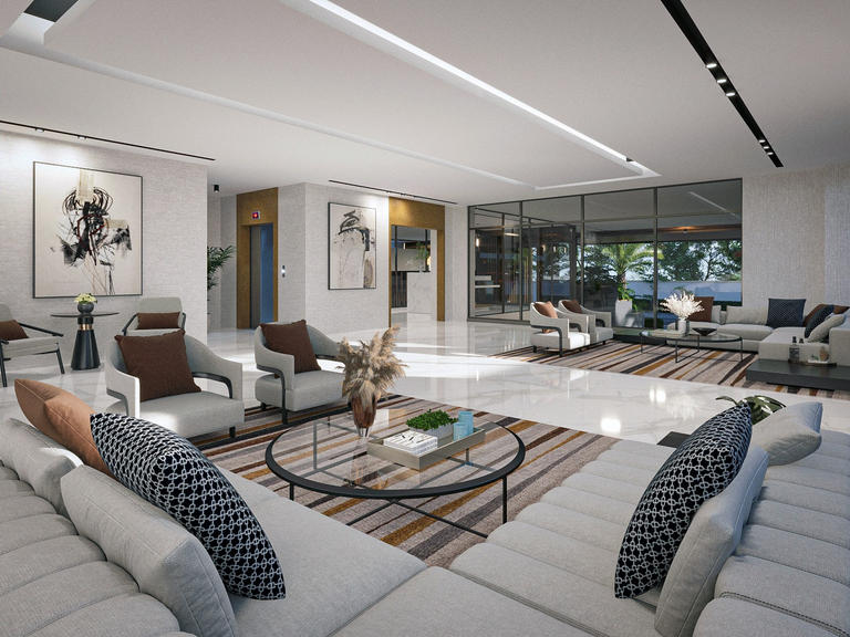 Apartamento de 105m2 en Naco con dos habitaciones