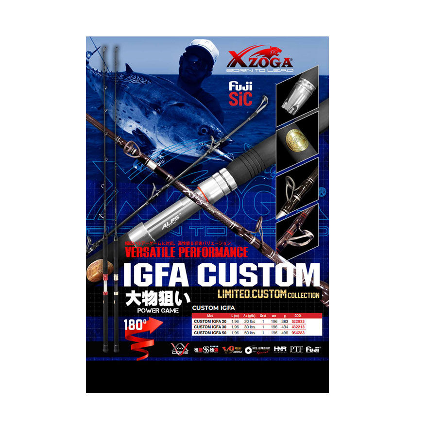 Caña Custom IGFA de Xzoga - Pescaracing