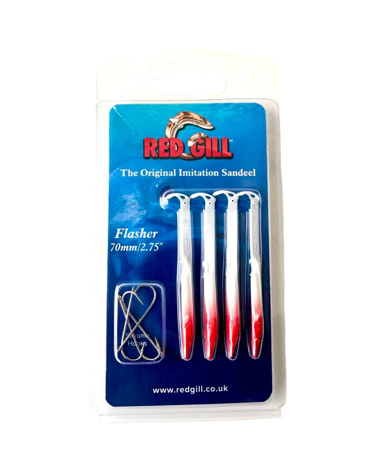 Señuelo Vinilo Red Gill 90 mm - Pescaracing