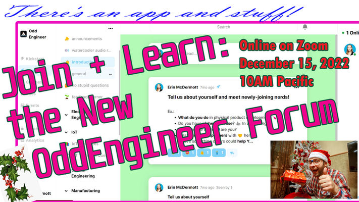 Join the New Free Forum for Hardware Engineers and Meetup Dec 15, 2022 ...