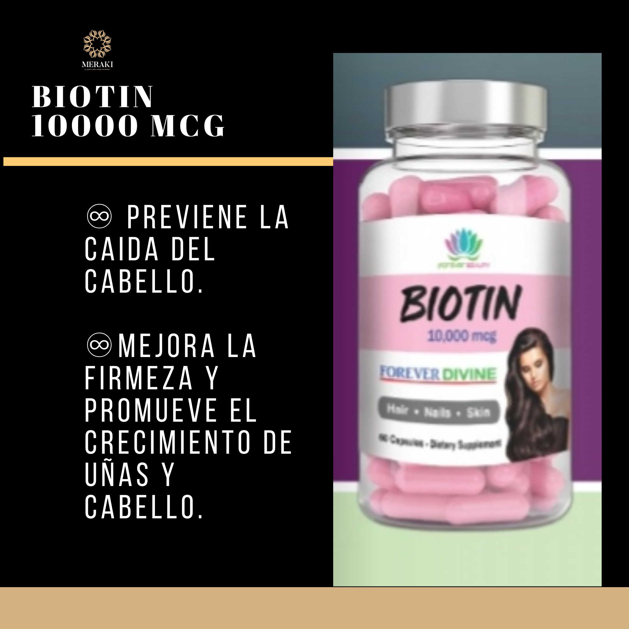 Biotin capsules