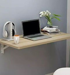 Escritorio, Mesa O Repisa Flotante, Plegable - OFERTU