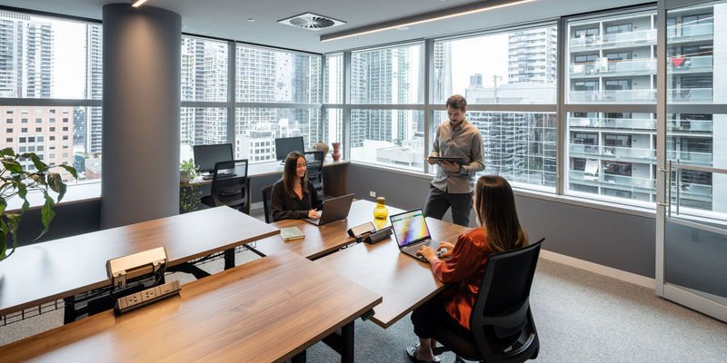 40 Person Enterprise Office at 550 Bourke Street, Melbourne | Office Hub