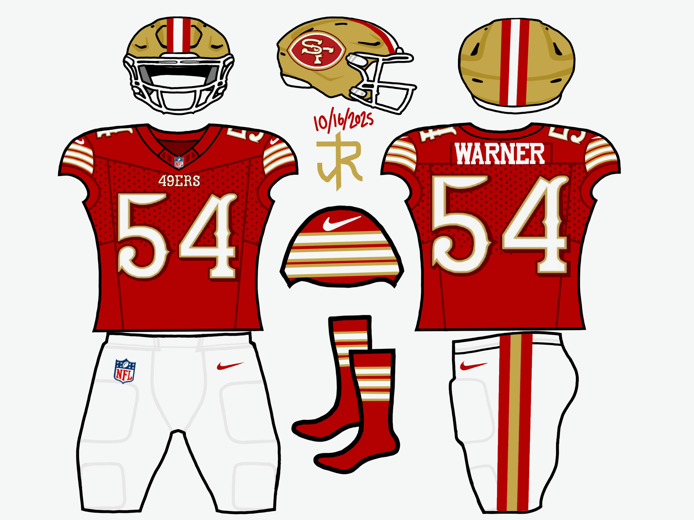 San Francisco 49ers Rebrand Concept - Concepts - Chris Creamer's Sports ...