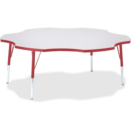 Berries Elementary Height Prism Six-Leaf Table by Jonti-Craft ...
