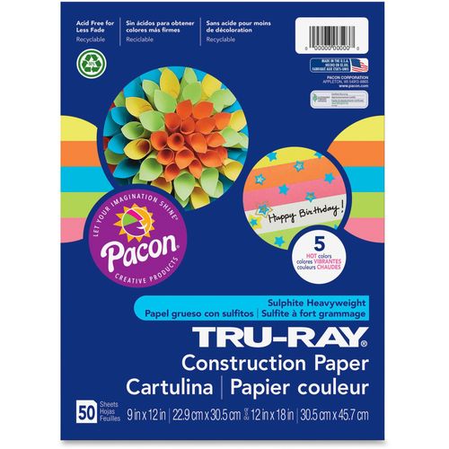 Construction Paper by Pacon Corporation PAC6597 | OnTimeSupplies.com