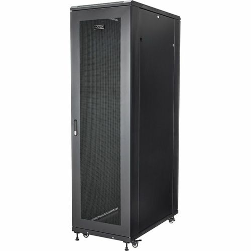 4-Post 42U Server Rack Cabinet by StarTech.com STCRK4236BKB ...