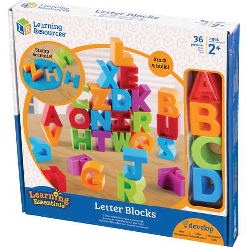 Letter Blocks by Learning Resources® LRNLER7718 | OnTimeSupplies.com