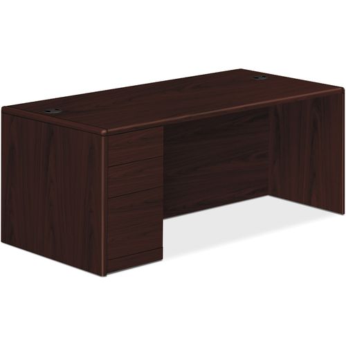 10700 Series Single-Pedestal Desk by The HON Company HON10702LNN ...