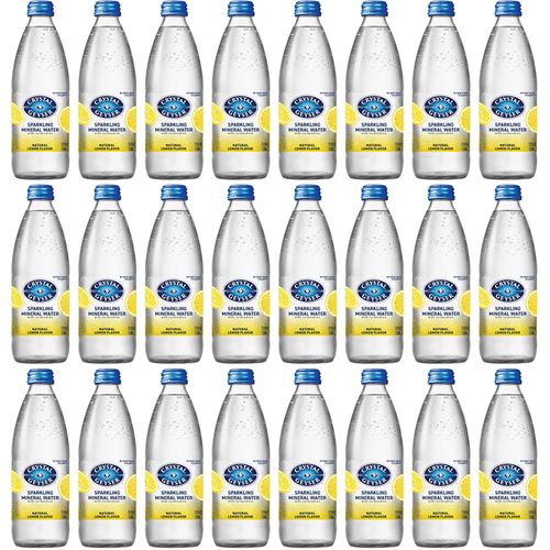 Natural Lemon Sparkling Spring Water by Crystal Geyser® CWG40316 ...