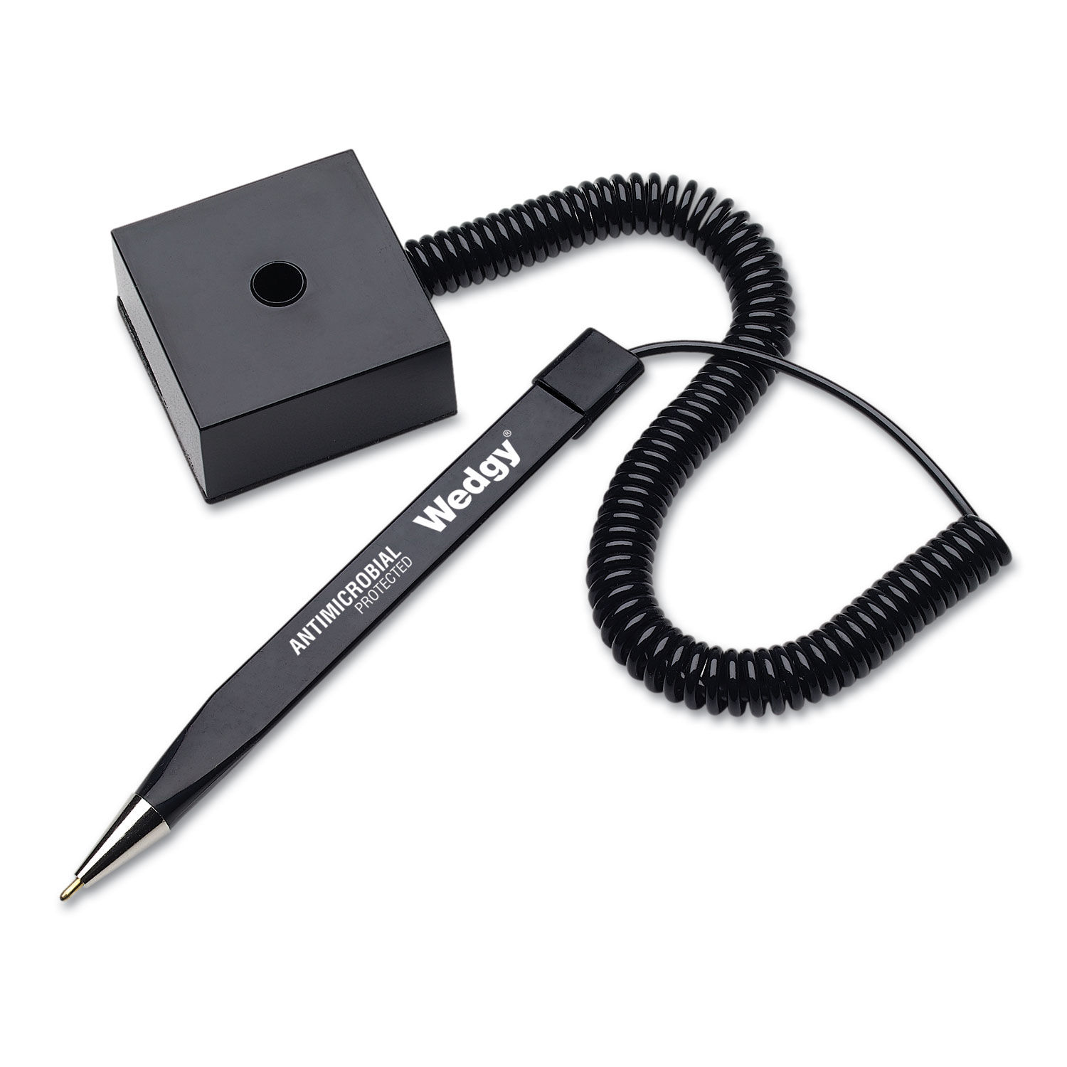 Wedgy Antimicrobial Ballpoint Counter Pen by MMF Industries™ MMF28508 ...