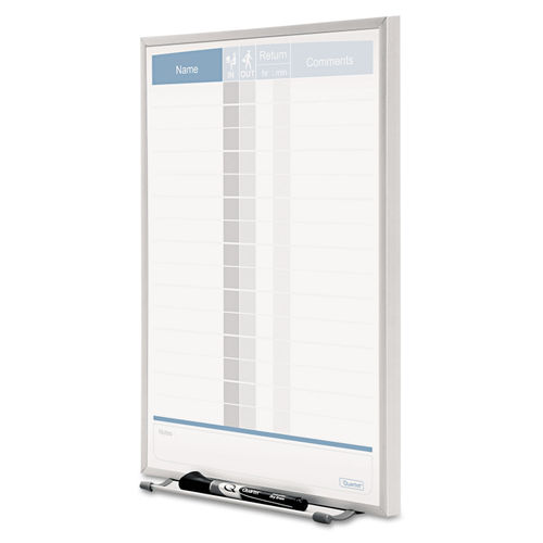 Vertical Matrix Employee Tracking Board by Quartet® QRT33703 ...