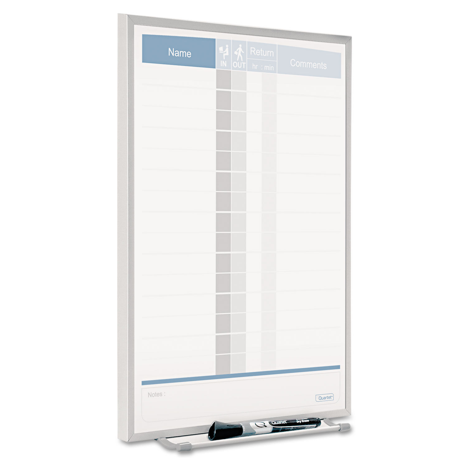 Vertical Matrix Employee Tracking Board by Quartet® QRT33703 ...