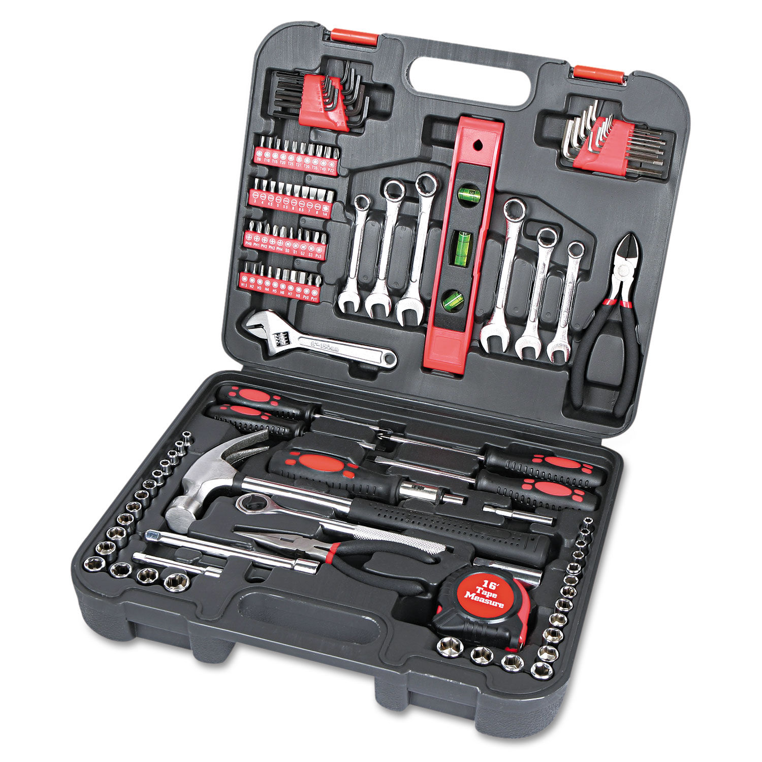 119-Piece Tool Set by Great Neck® GNSTK119 | OnTimeSupplies.com