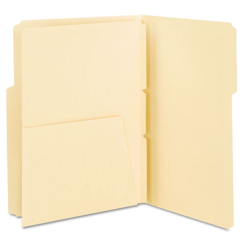 Self-Adhesive Folder Dividers with 5.5" Pockets for Top/End Tab Folders ...