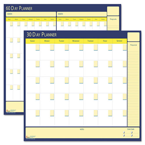 7520015850980 SKILCRAFT 30/60-Day Undated Reversible/Erasable Planner ...