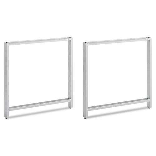 Leg Kit-Freestanding Rectangular Desk Momentum: Silver by Bush ...