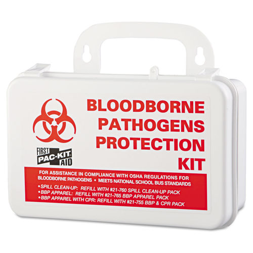 Small Industrial Bloodborne Pathogen Kit by Pac-Kit® PKT3060 ...
