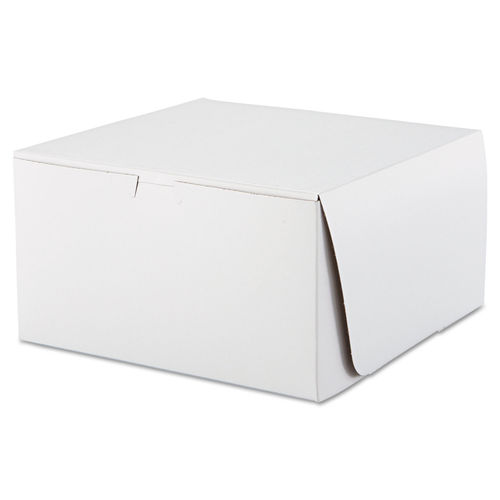 White One-Piece Non-Window Bakery Boxes by SCT® SCH0977 ...