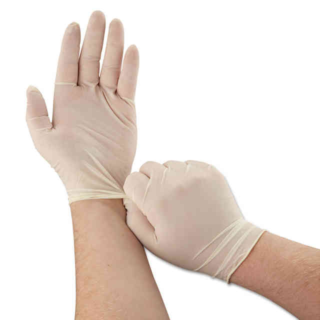 SensaGuard Industrial Grade Chlorinated Disposable Gloves by MCR Safety ...