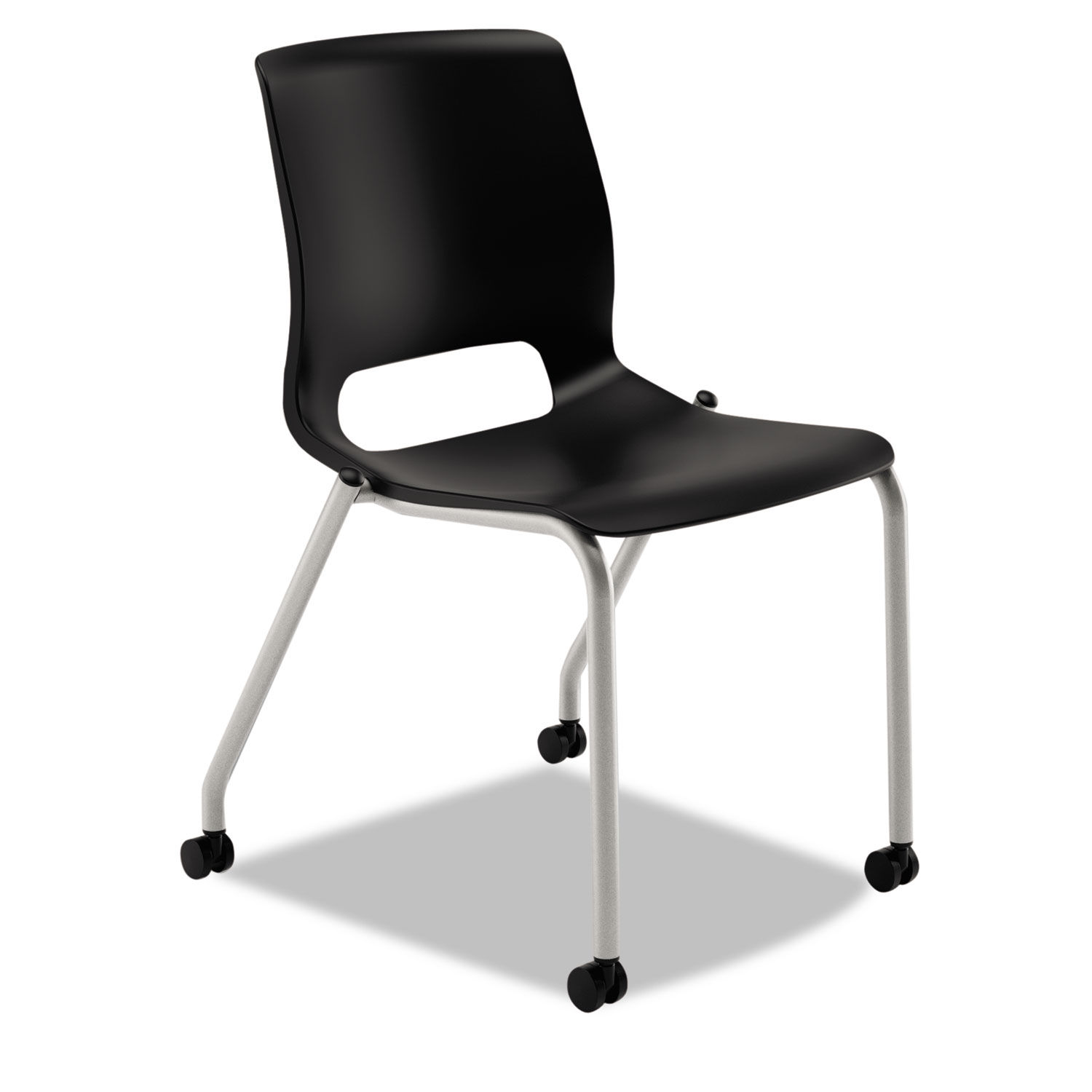 Motivate Four-Leg Stacking Chair with Plastic Seat by HON® HONMG101ON ...