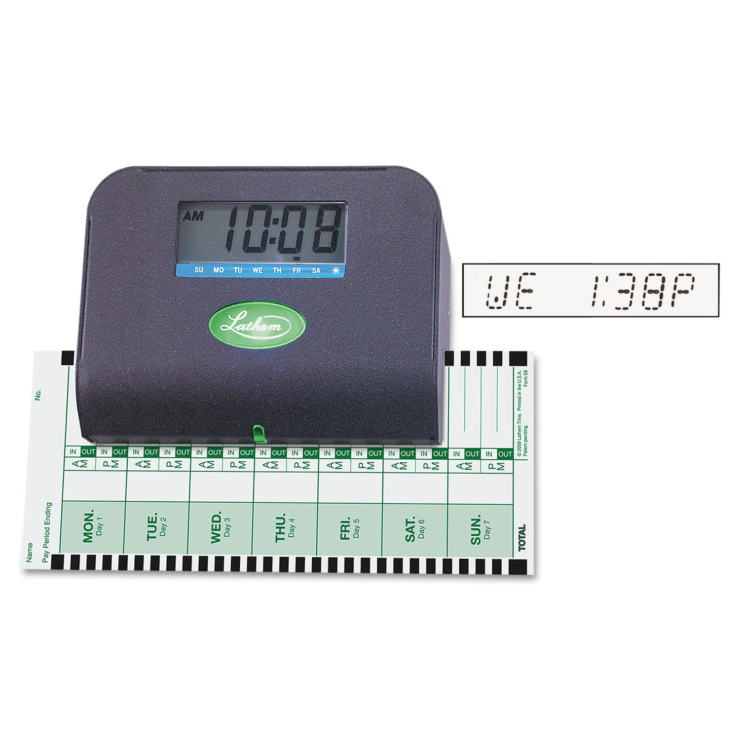 800P Thermal Print Time Recorder by Lathem® Time LTH800P ...