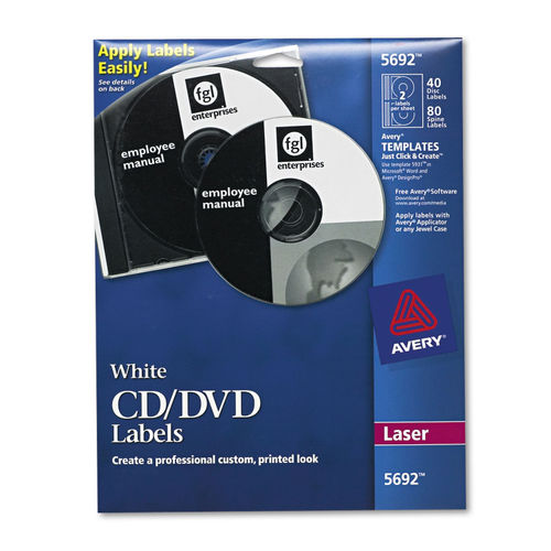 Laser CD Labels by Avery® AVE5692 | OnTimeSupplies.com