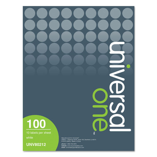 DELUXE SURECOVER LABELS by Universal® UNV80212 | OnTimeSupplies.com