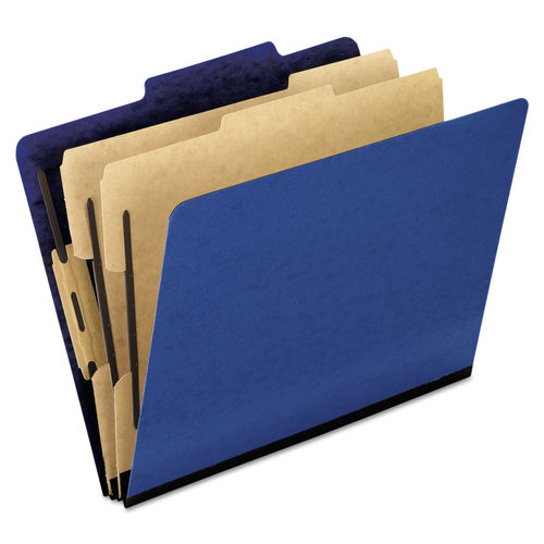 Six-Section Colored Classification Folders by Pendaflex PFX1257BL ...