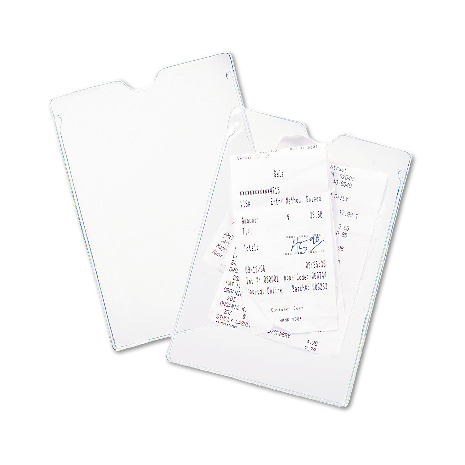 Top-Load Clear Vinyl Envelopes w/Thumb Notch by Avery® AVE74806 ...