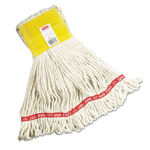 Web Foot Wet Mops by Rubbermaid® Commercial RCPA151WHI | OnTimeSupplies.com
