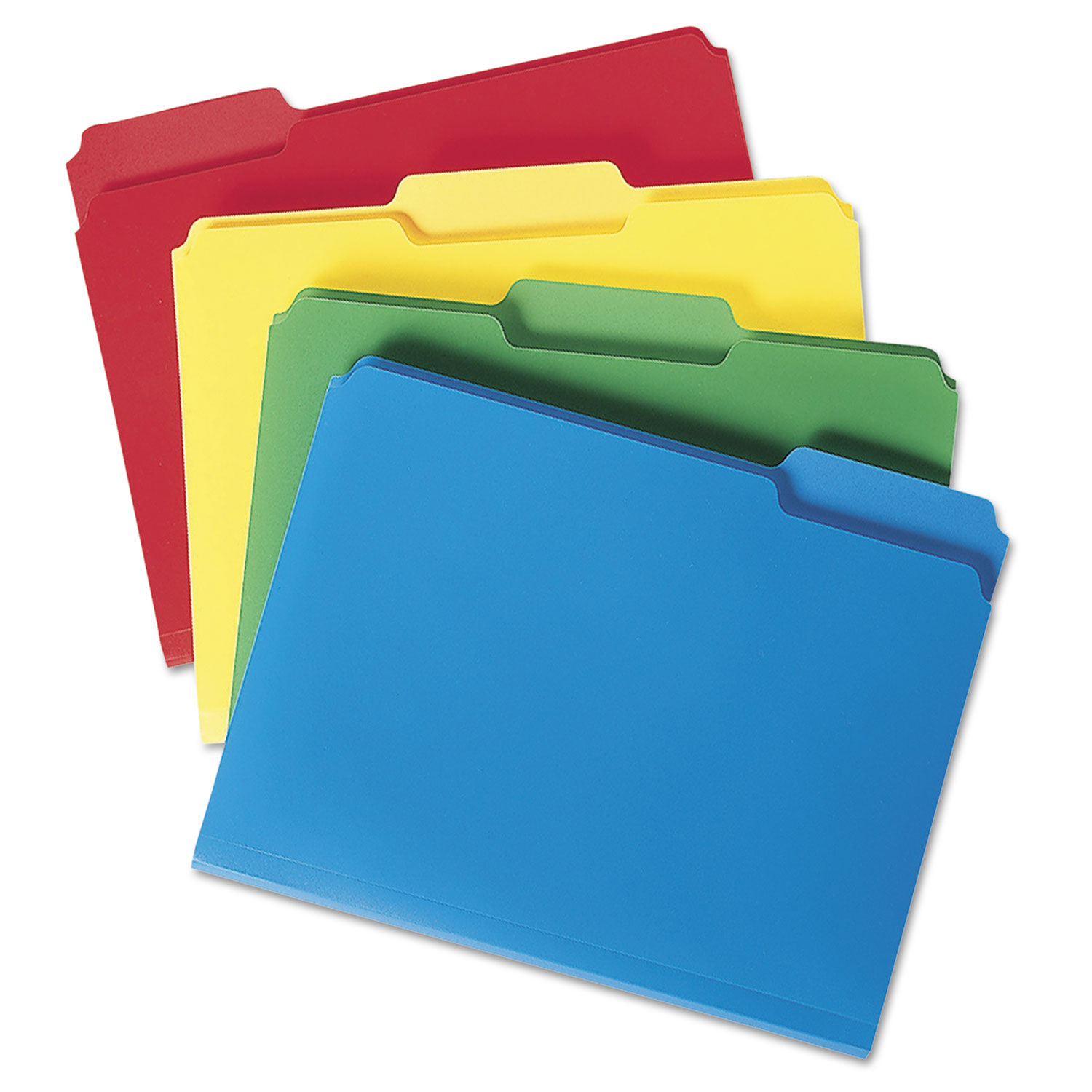 Top Tab Poly Colored File Folders by Smead® SMD10500 | OnTimeSupplies.com