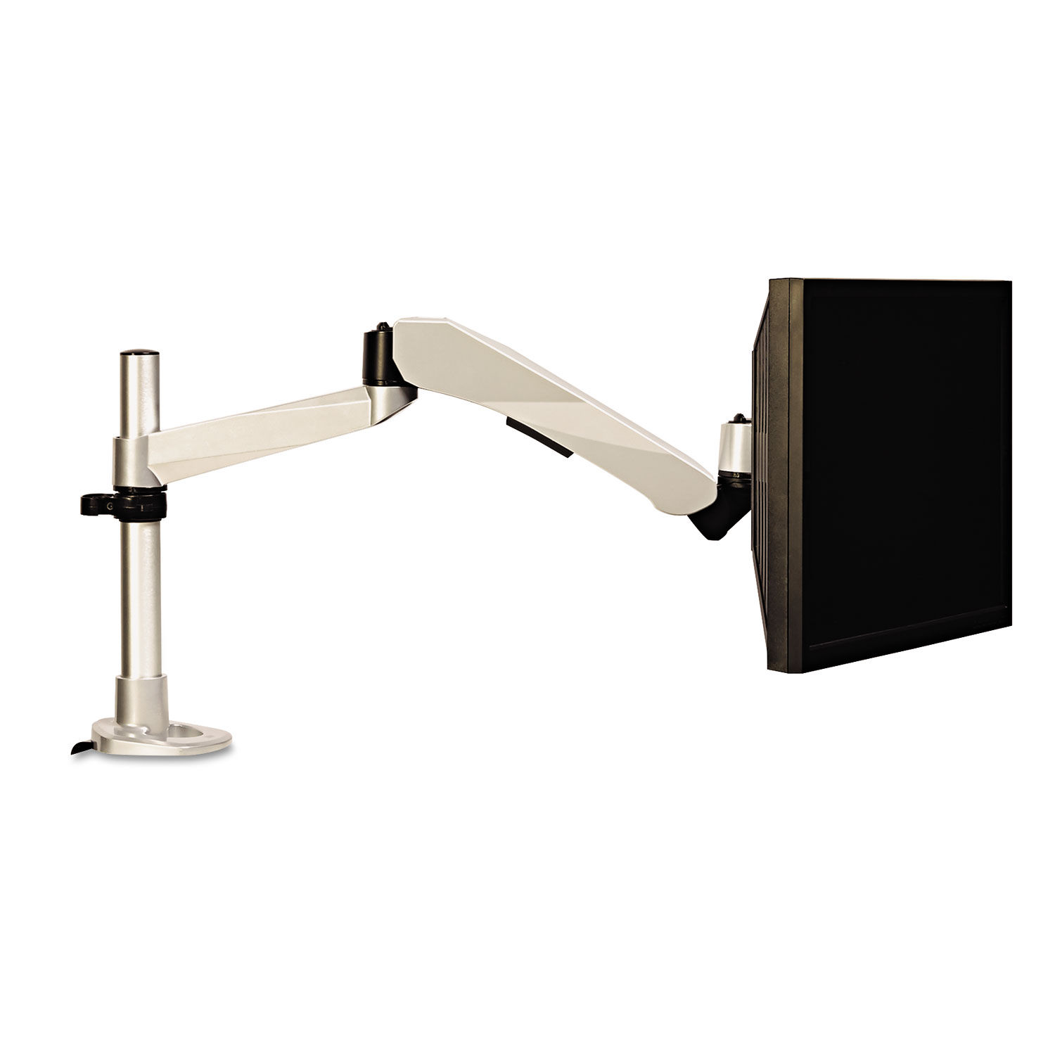 Easy-Adjust Desk Single Arm Mount for 30" Monitors by 3M™ MMMMA245S ...