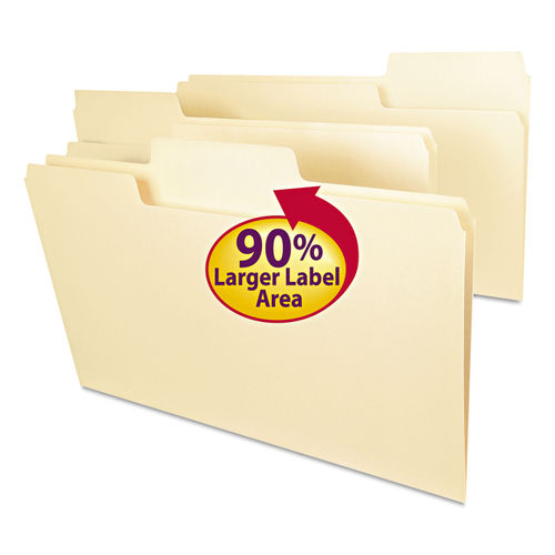 SuperTab Top Tab File Folders by Smead® SMD15301 | OnTimeSupplies.com