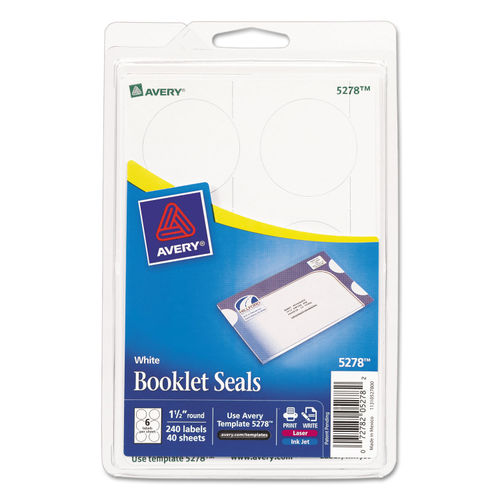 Printable Mailing Seals by Avery® AVE5278 | OnTimeSupplies.com