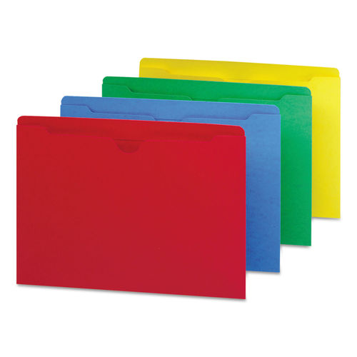 Colored File Jackets with Reinforced Double-Ply Tab by Smead® SMD75613 ...