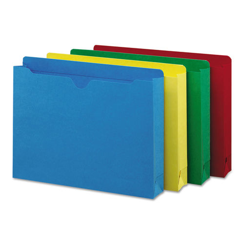 Colored File Jackets with Reinforced Double-Ply Tab by Smead® SMD75673 ...