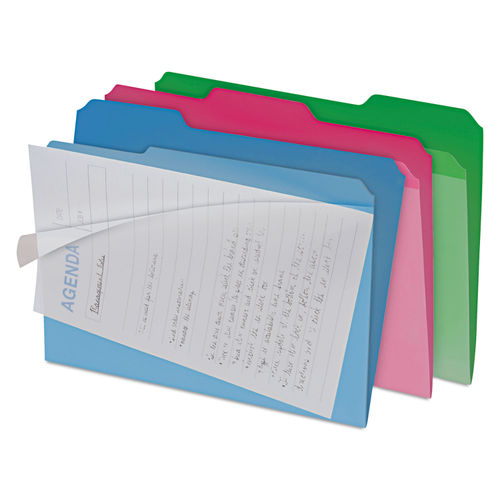 Clear View Interior File Folders by find It™ IDEFT07187 ...