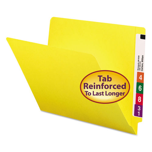 Shelf-Master Reinforced End Tab Colored Folders by Smead® SMD25910 ...