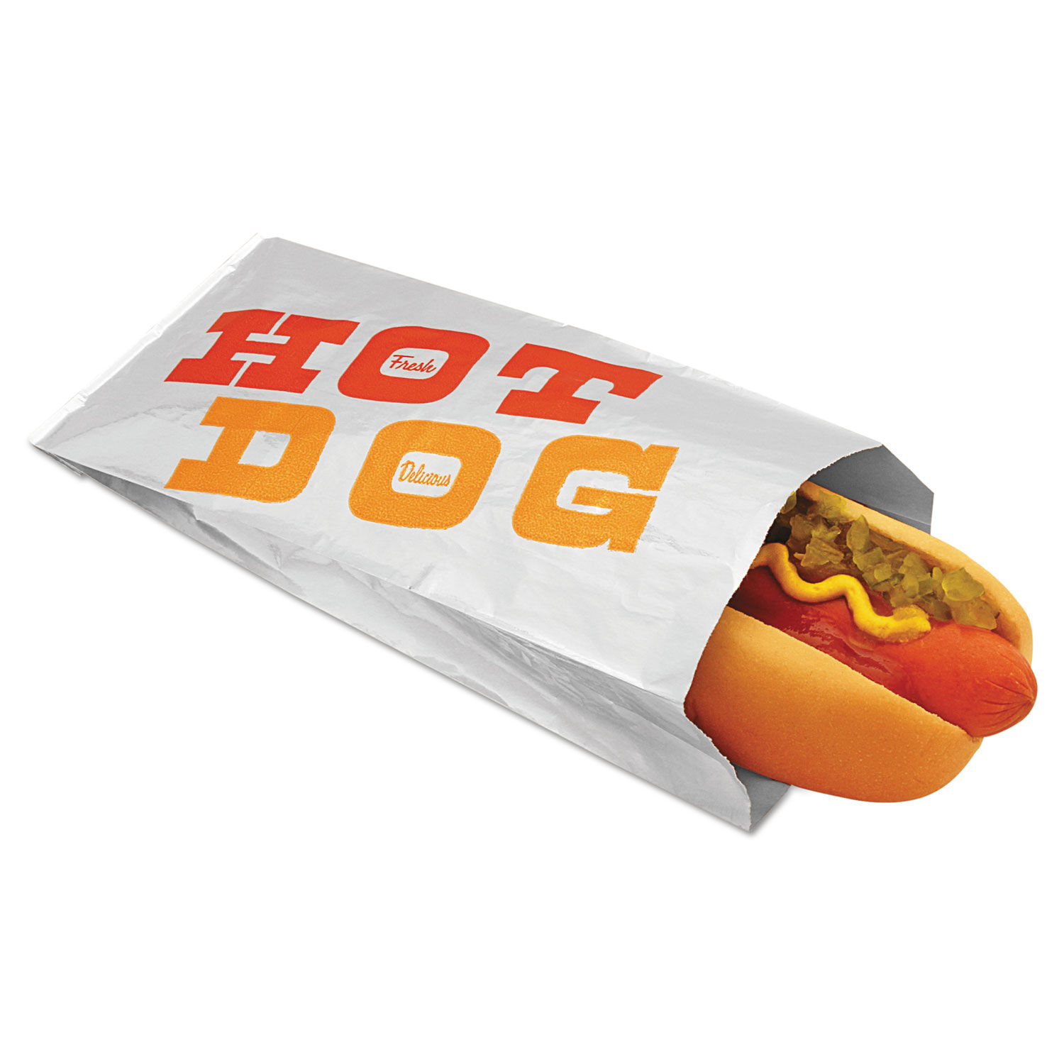 Foil/Paper Bag "King Hot Dog" by Bagcraft BGC300432 | OnTimeSupplies.com