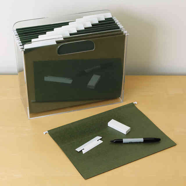 Erasable Hanging Folder Tabs by Smead® SMD64627 | OnTimeSupplies.com