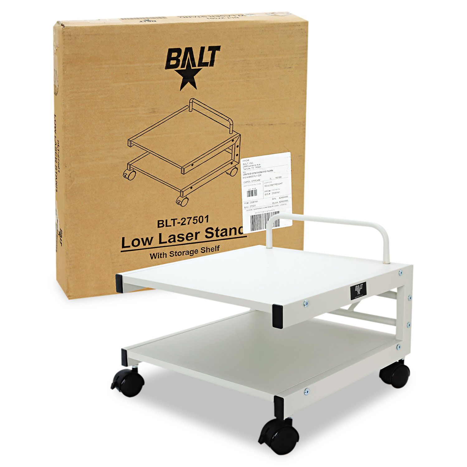 Low Profile Mobile Printer Stand by Essentials™ BLT27501 ...