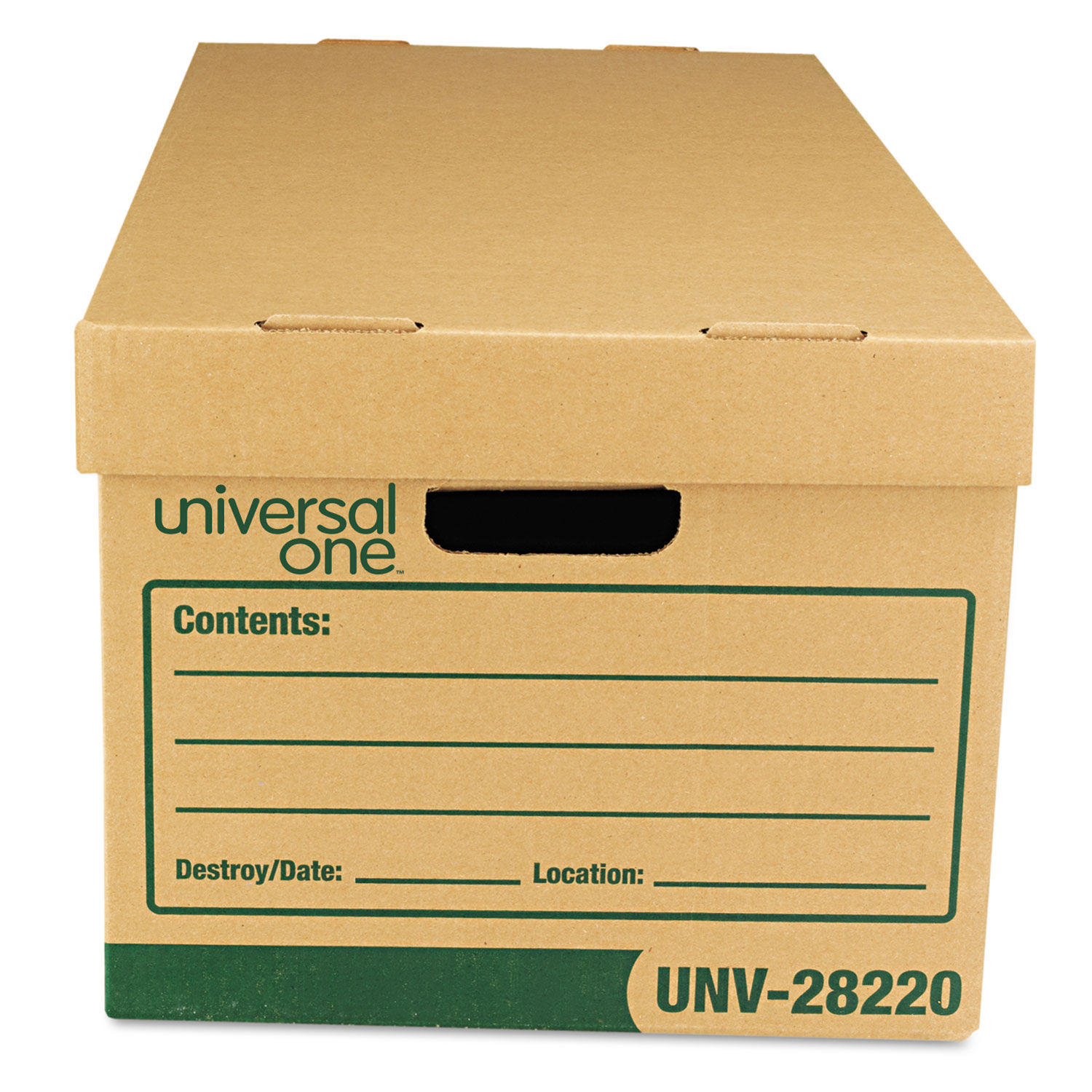 Recycled Heavy-Duty Record Storage Box by Universal® UNV28220 ...