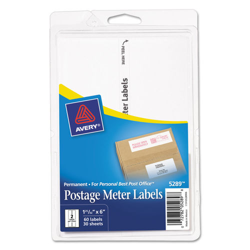Postage Meter Labels for Personal Post Office by Avery® AVE05289 ...