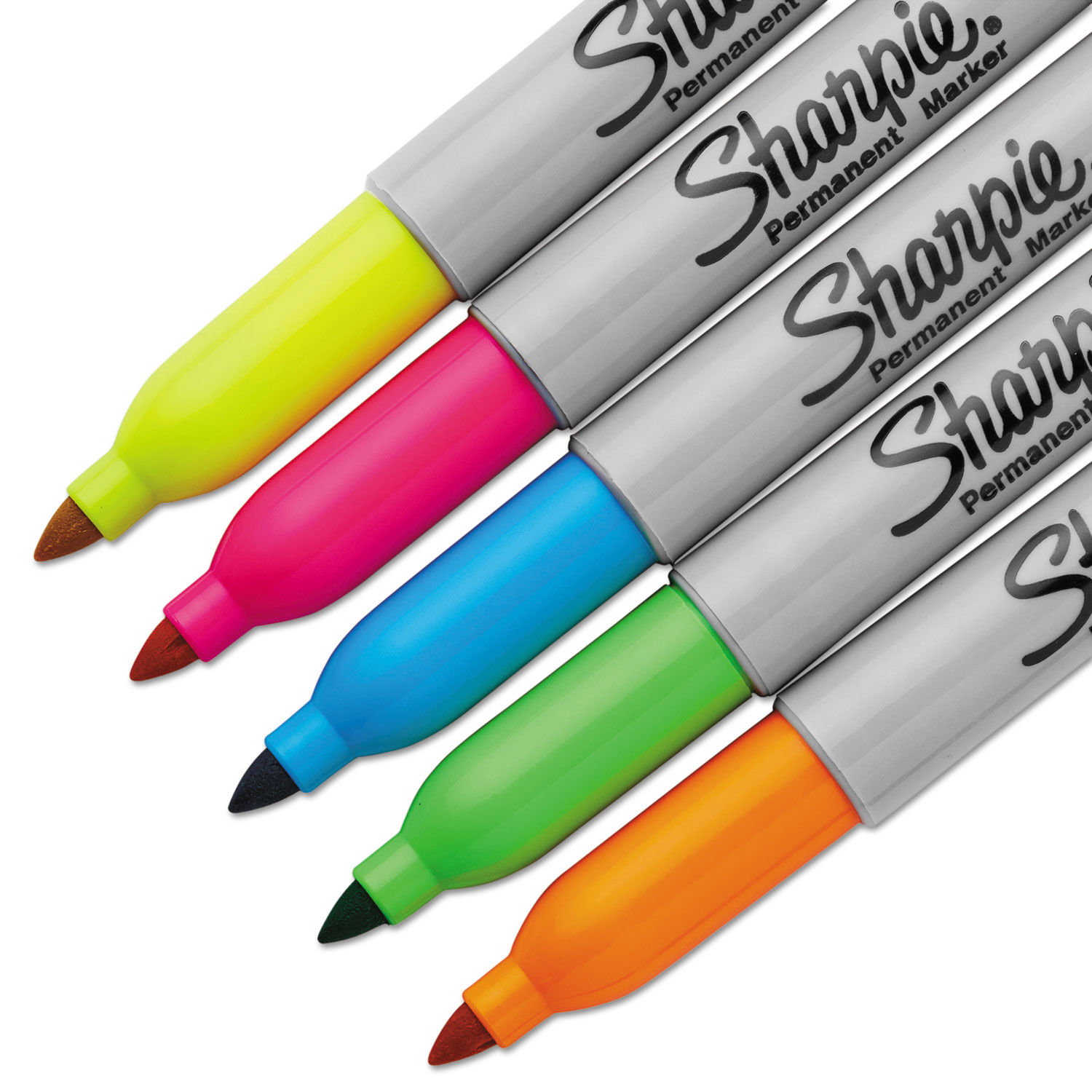 Neon Permanent Markers by Sharpie® SAN1860443 | OnTimeSupplies.com