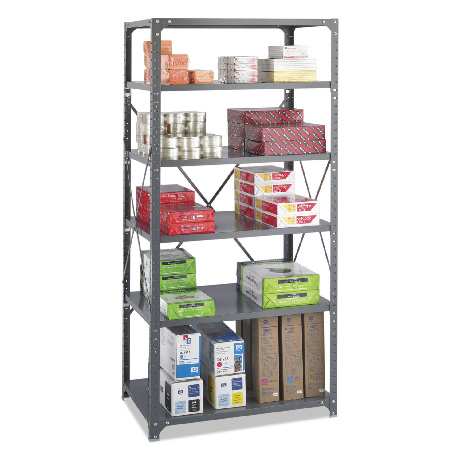 Commercial Steel Shelving Unit by Safco® SAF6270 | OnTimeSupplies.com